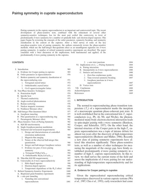 Pairing Symmetry In Cuprate Superconductors Pdf Superconductivity Phase Transition