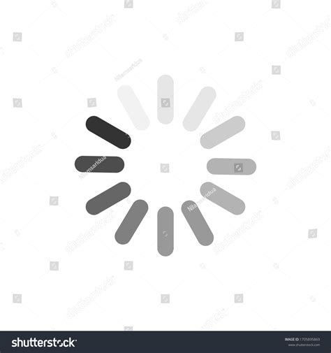 Vector Progress Loading Bar Loading Icon Stock Vector Royalty Free