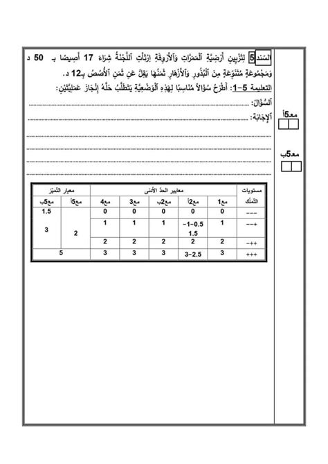 السنة الرابعة ابتدائي رياضيات رياضيات سنة رابعة