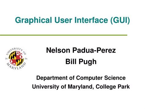 PPT Graphical User Interface GUI PowerPoint Presentation Free Download ID 5645105