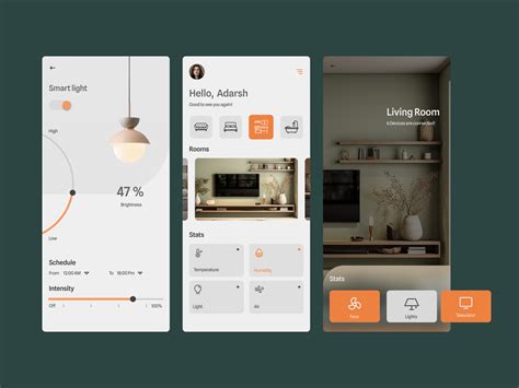 Smart Home Hub Intuitive Ui Concept By Aditya Ghadage On Dribbble