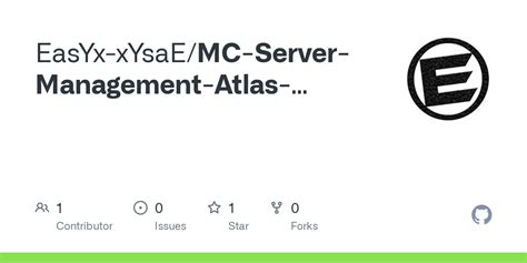 Github Easyx Xysaemc Server Management Atlas Project