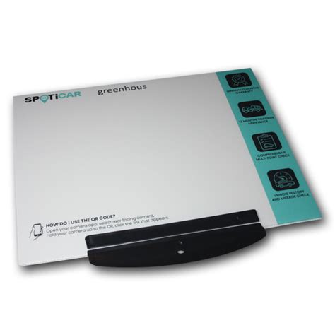 Printed Flexible Spec Sheet Holder