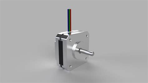 Pancake Stepper Motor Nema 17 17hs08 1004s