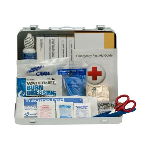 First Aid Only 25 Person Vehicle Ansi A First Aid Kit Metal Weatherproof Case