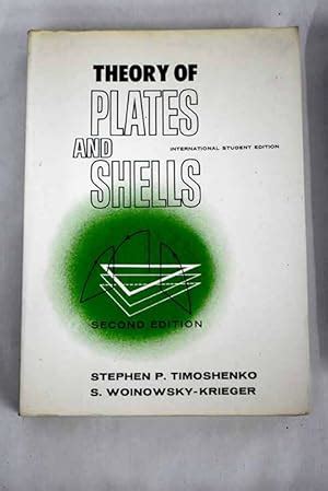 Theory Of Plates And Shells By Timoshenko Stephen Bien Tapa Blanda