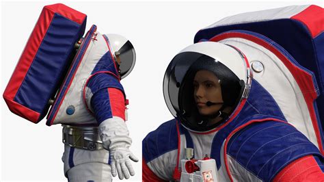 女宇航员nasa Xemu太空服 3d模型 199 3ds Blend C4d Fbx Max Ma Lxo Obj Gltf Upk Unitypackage