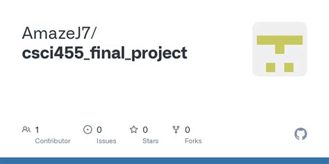 Github Amazej7csci455finalproject