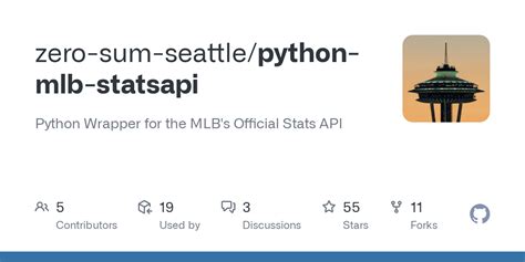 Github Zero Sum Seattlepython Mlb Statsapi Python Wrapper For The