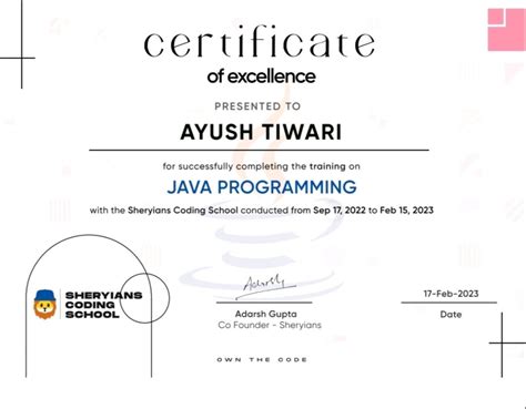 Ayush Tiwari On Linkedin Java Sheryianscodingschool Coding Share