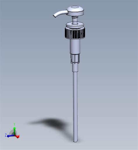 皂液器泵 SOLIDWORKS 2012 模型图纸免费下载 懒石网