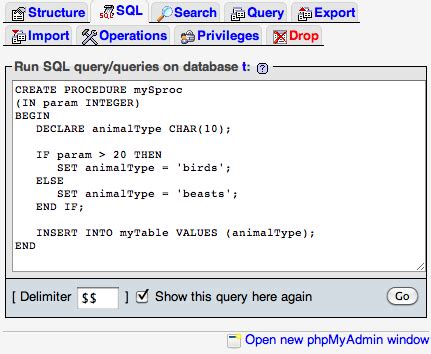 Mysql Trouble Creating Stored Procedure Stack Overflow