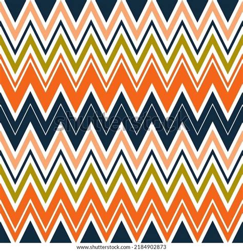 Seamless Chevron Pattern Zigzag Stripes White Stok Vektör Telifsiz 2184902873 Shutterstock
