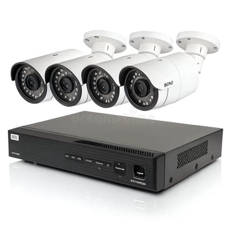 Multi Camera Security System Surveillance Stock Illustration Illustration Of Technology