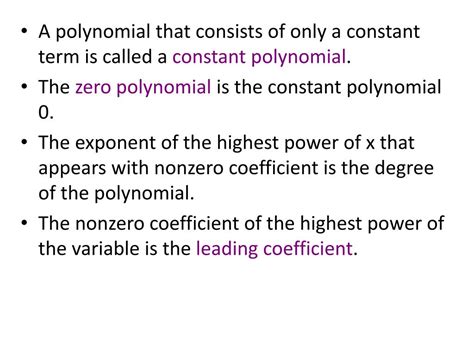 Ppt 41 Polynomial Functions Powerpoint Presentation Free Download
