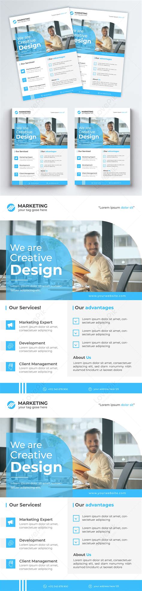 크리에이티브 비즈니스 전단지 이미지 사진 450117032 무료 다운로드