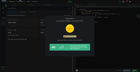 Gfg160 Gfg160 Geekstreak2024 Potd Dsa Geeksforgeeks Java Nirmit M