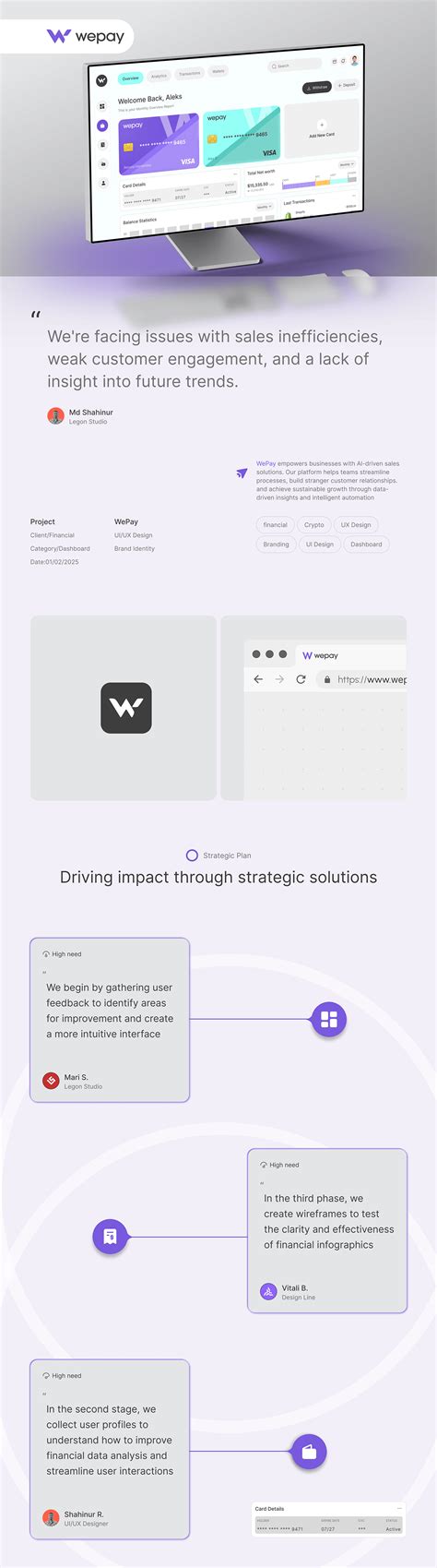 Bank Management Dashboard CRM SaaS UX UI Design Behance
