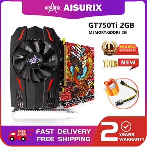 Jual AISURIX VGA Card GTX 750TI 2GB GDDR5 128BIT HDMI DVI DP GTX750ti VGA Shopee Indonesia
