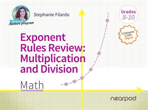 Exponent Rules Review Multiplication And Division Exponent Rules Review Multiplication And Division