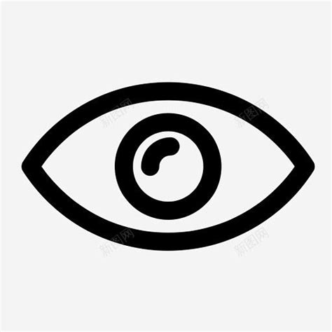 眼睛视觉视野图标 icon 标识 标志 UI图标 设计图片 免费下载 页面网页 平面电商 创意素材