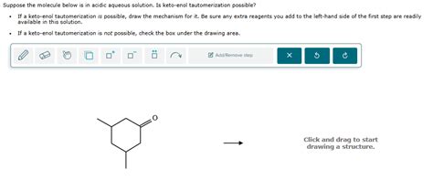Solved Suppose The Molecule Below Is In Acidic Aqueous