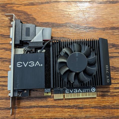 Evga Nvidia Geforce Gt 710 1gb Ddr3 Low Profile Pcie 2 0 X8 Graphics Card P N 01g P3 2711 Kr