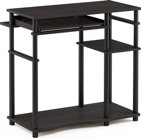 Abbott Bureau Met Boekenkast Hout Espresso Zwart 46 99 X 46 99 X 79 81 Cm