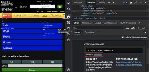 自動測試網頁的輔助功能問題 Microsoft Edge Developer Documentation Microsoft Learn