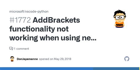 addbrackets functionality not working when using new analysis engine