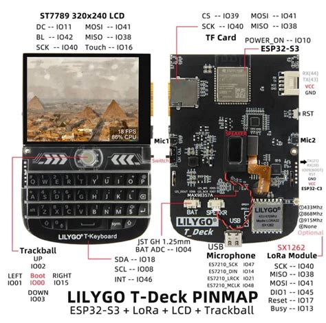 Buy LILYGO T Deck ESP32 S3FN16R8 Portable Microcontroller Programmer