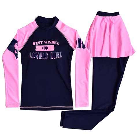 Рашгард для девочек подростков купальник с длинными рукавами рубашка с подкладкой брюки с