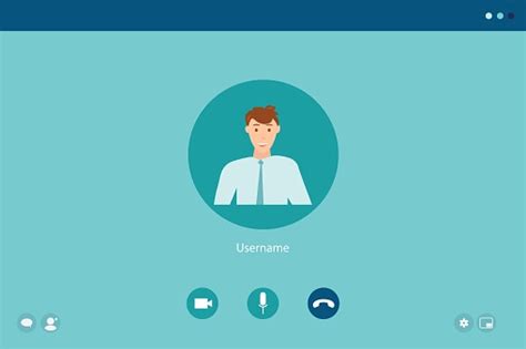 화상 통화 화면 화상 채팅 사용자 인터페이스 화상 통화 창 오버레이 화상 회의 벡터 Full Hd Format에 대한 스톡 벡터 아트 및 기타 이미지 Full Hd