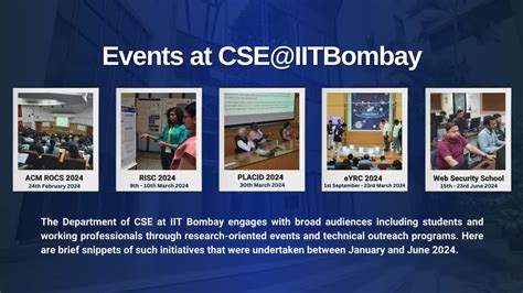 Cse At Iit Bombay On Linkedin Events Cse Iitbombay Iitb