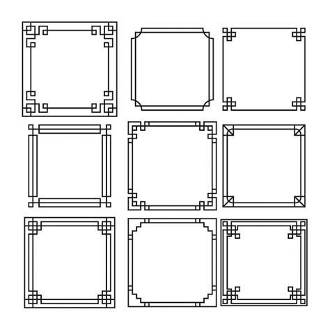 Free Vector Decorative Ornamental Frames Collection