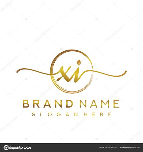 Initial Handwriting Circle Logo Vector Stock Vector Image By ©saturdaynight Design And Branding
