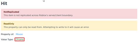 Userinputservice Equivalent Of Mousehit Scripting Support