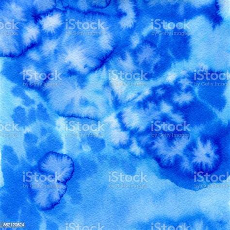 손으로 그린 도트 인디 고 블루 수채화 추상 페인트 질감 래스터 배경입니다 거친에 대한 스톡 사진 및 기타 이미지 거친