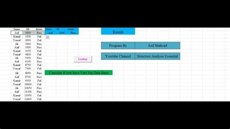 Asif Shahzad On Linkedin Lookup Data Using Vba Excellookup Function In Excel
