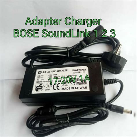 Jual Adapter Charger Bose Soundlink Speaker V V A Shopee Indonesia