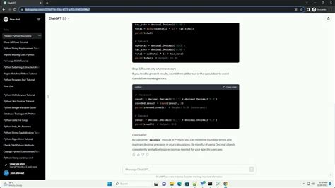 How To Stop Python From Rounding Youtube