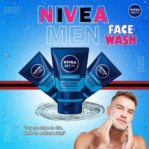 Nivea Men Face Wash Post Design Face Wash Mens Face Wash Male Face