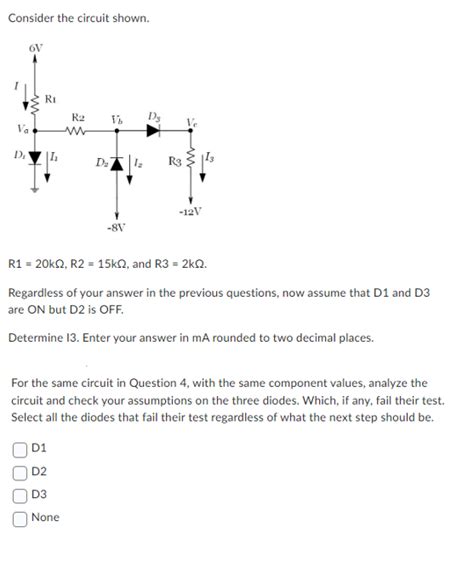Solved Consider the circuit shown R kΩ R kΩ and Chegg