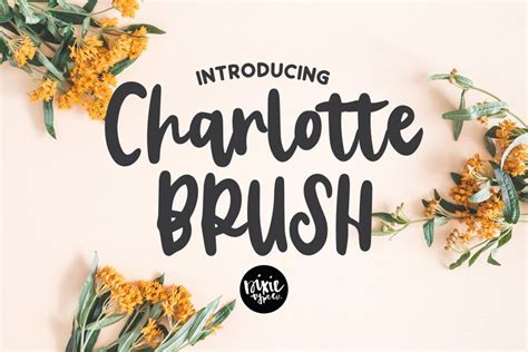 CHARLOTTE BRUSH Script OTF Font