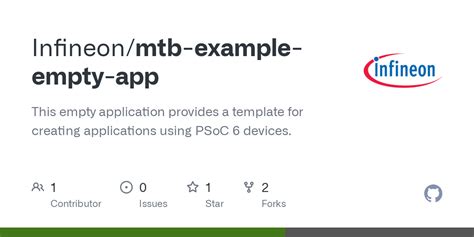 Github Infineon Mtb Example Empty App This Empty Application Provides A Template For Creating