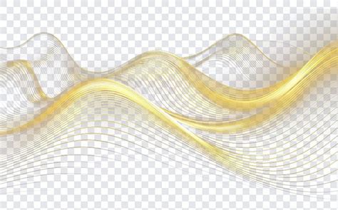 Gold Wave Lines PNG Gold Waves Waves Waves Line