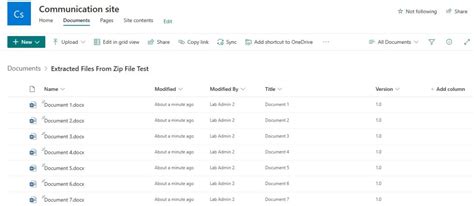 Power Automate Extract Zip How To Unzip A File From Sharepoint Online And Onedrive Global