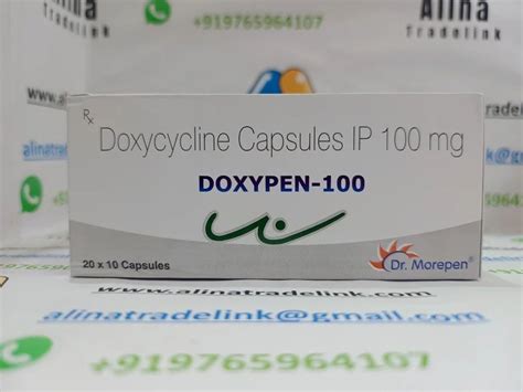 Doxycycline Capsules Ip 100 Mg Doxype 100 Packaging Size 10x20 At ₹ 150 Strip In Nagpur