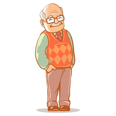Grandpa Wearing Sweater