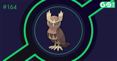 Noctowl Pokémon Go Mejores Ataques Contadores Pc Máximo Y Estadísticas